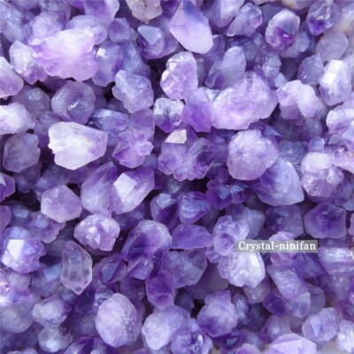 1/2lb Natural Amethyst Light Purple Crystal Mineral Bulk Rough Specimen ...