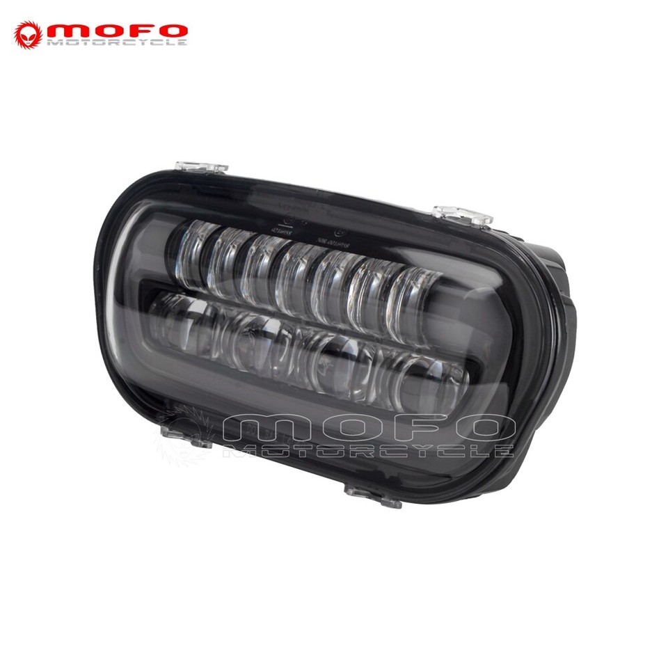 LED Conversion Headlight DRL Hi/Lo Beam Kit For Harley Dyna Fat Bob ...