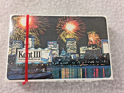 Vintage Kent III Tobacco Cigarette Advertising Playing Card Deck Sealed ...