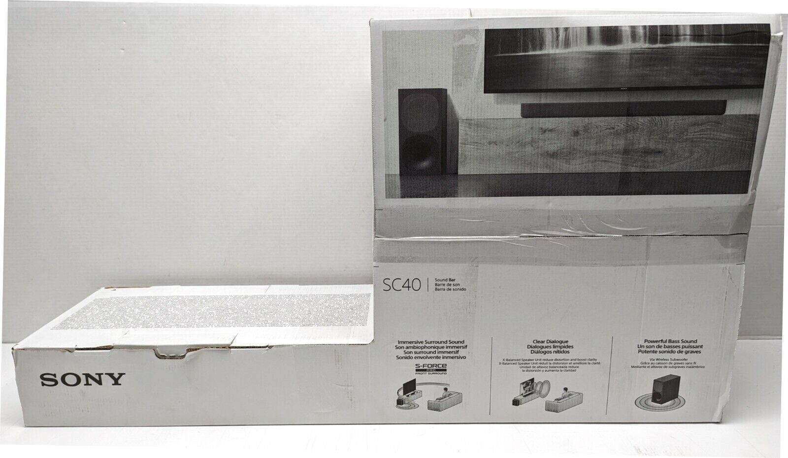 Sony HT-SC40 2.1ch 330W Soundbar with Wireless Subwoofer System ...