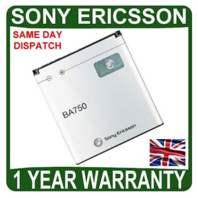 Sony Ericsson Battery Xperia ARC S LT18i for smart phone BA750 original ...
