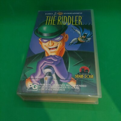 THE ADVENTURES OF BATMAN & ROBIN : The Riddler (Vhs Video)VGC FREE POST ...