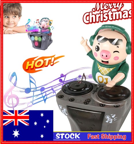 Music Colorful Dancing Piggy Doll Kids Gift DJ Little Pig Toy Novelty ...