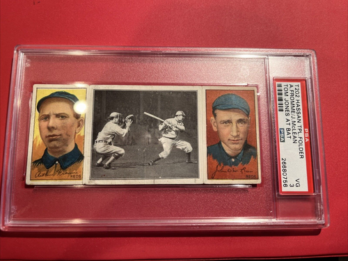 1912 T202 Hassan Harry Gaspar / Larry McLean Tom Jones At Bat | eBay