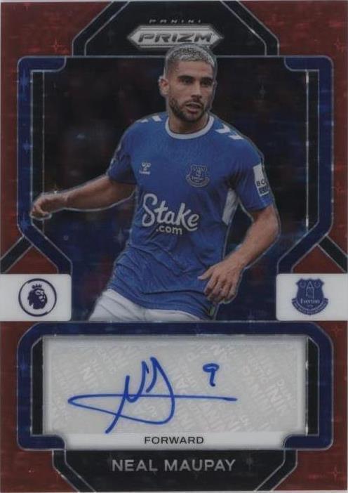 2022-23 Panini Prizm Premier League - Signatures Neal Maupay #S-NM Red ...