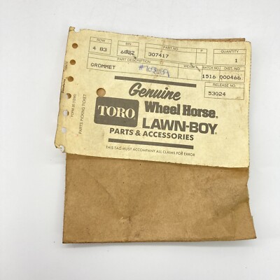 NOS Lawn-Boy Toro Grommet Part #307417, 705895 | eBay