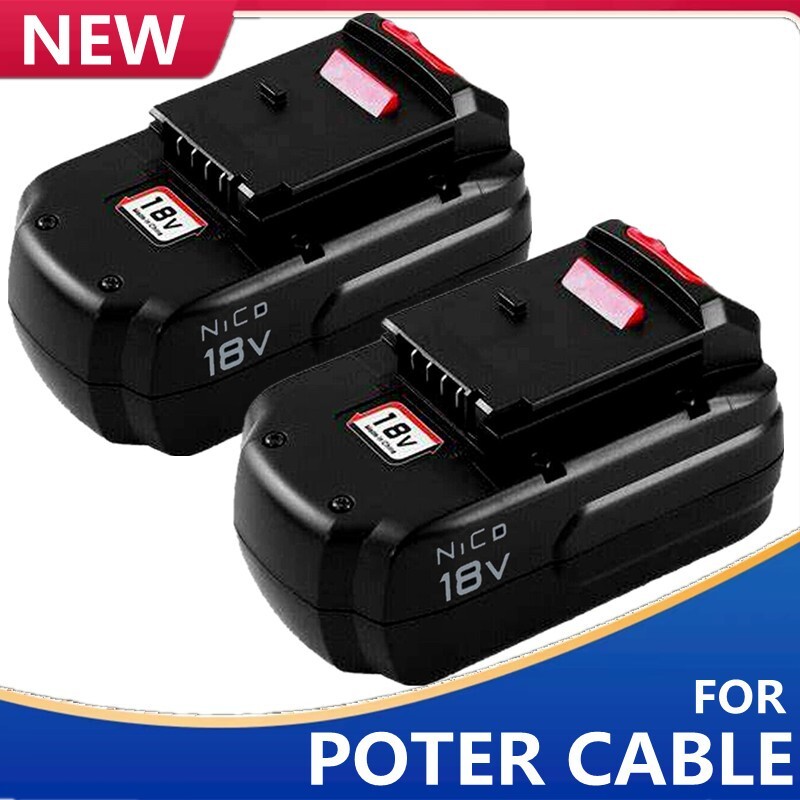 2Pack 18V NiCD Replacement Battery for Porter Cable PC18B 18-Volt ...