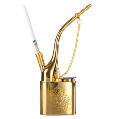 Pure Brass Retro Old Fashioned Tobacco Pipe Filter Pipe Smoking Tools ...