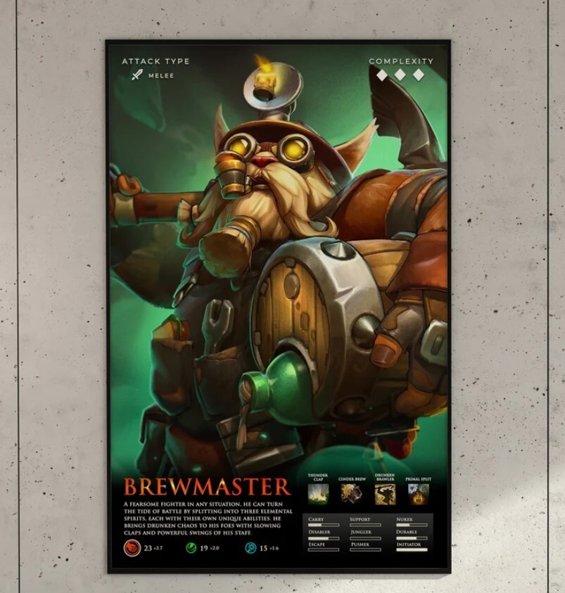 Dota 2 Brewmaster Wallpaper