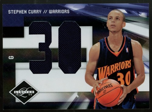 Stephen Curry 2009 Panini Limited Freshman Jumbo Patch Rookie Card RC ...