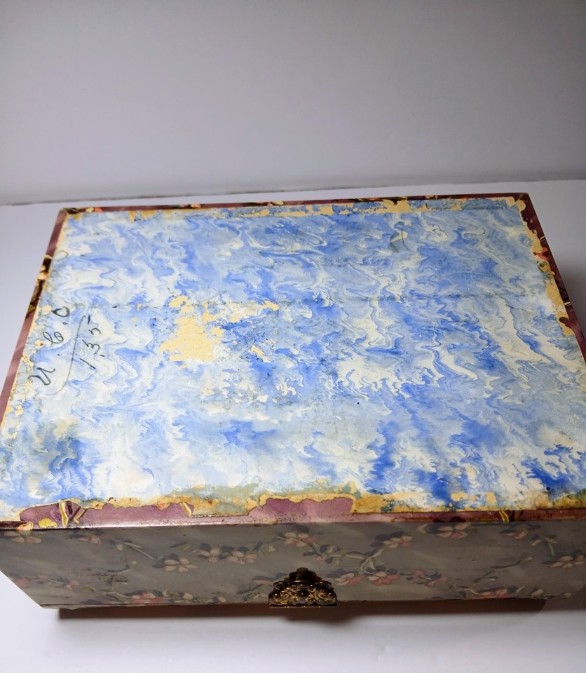 Victorian Antique Celluloid Vanity Jewelry Dresser Sewing Box 1880s ...