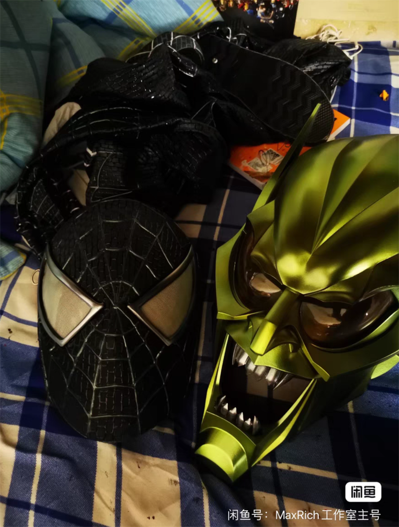 Unused Green Goblin Mask Amazing Superhero Movie Costume Concept Art