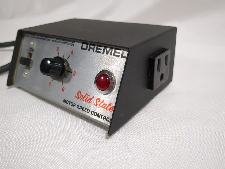 Dremel Model 219-2 Table Top Motor Variable Speed Control Solid State ...