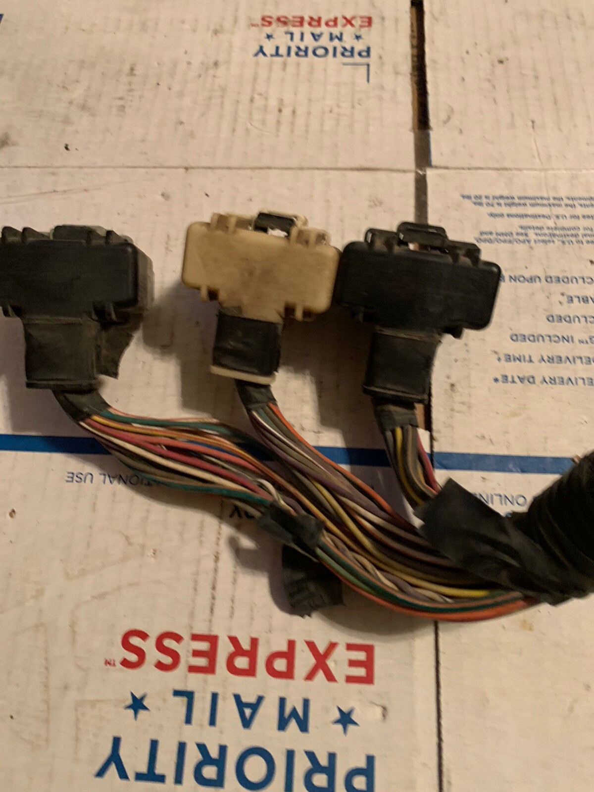 96 DODGE RAM TRUCK VAN 5.2L V8 AT ECM ECU PCM WIRING HARNESS PLUG ...