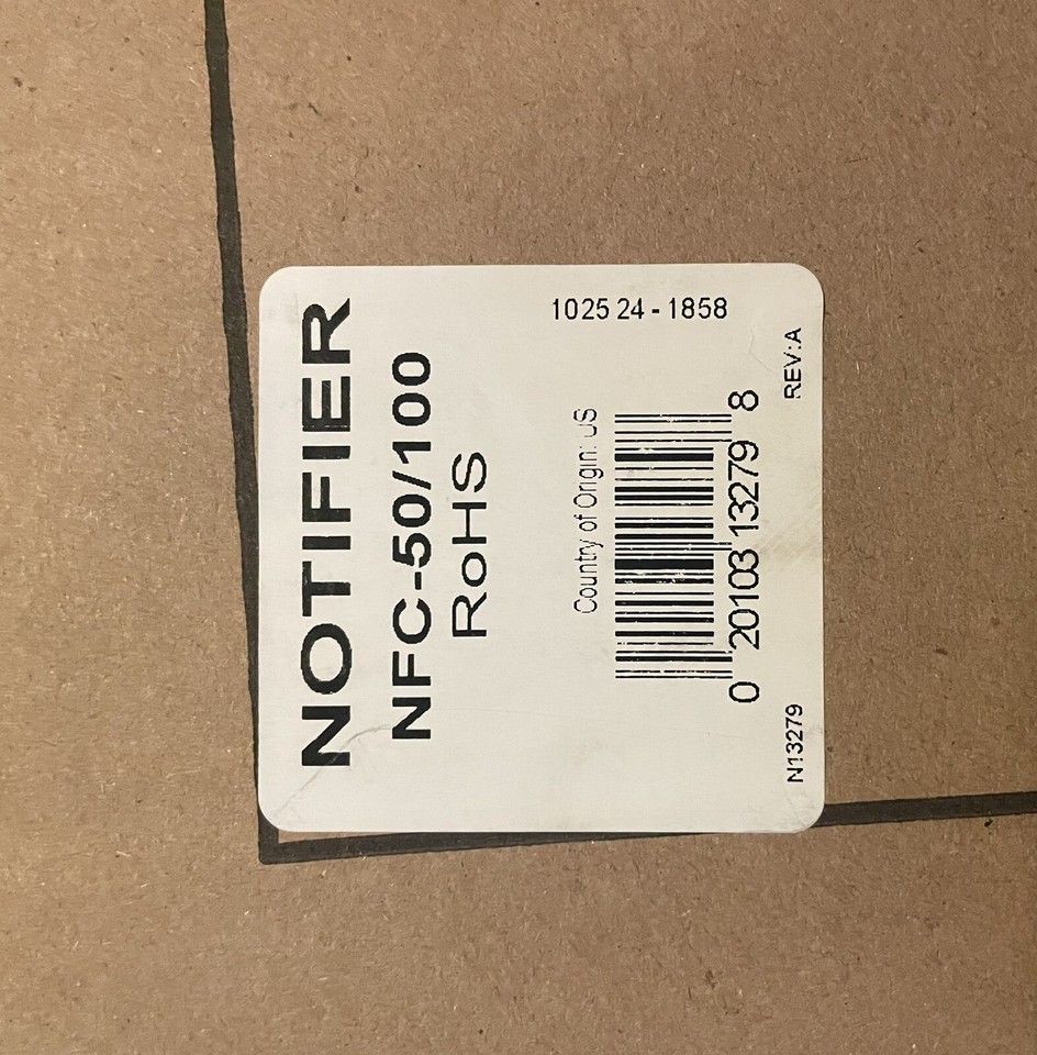 Notifier NFC-50/100 - Same Day Shipping (SEALED) | eBay