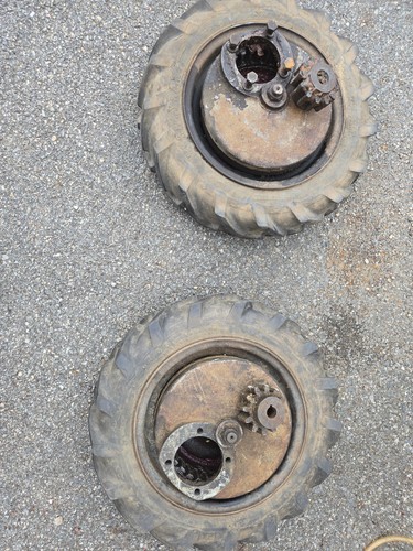 Gravely tractor model L gear reduction wheel setup | eBay