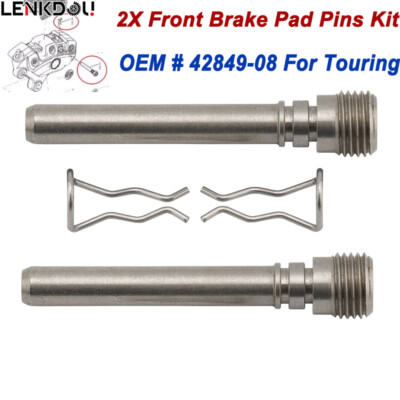 2x Front Brake Pad Pins For Harley Touring Electra Glide Road King ...