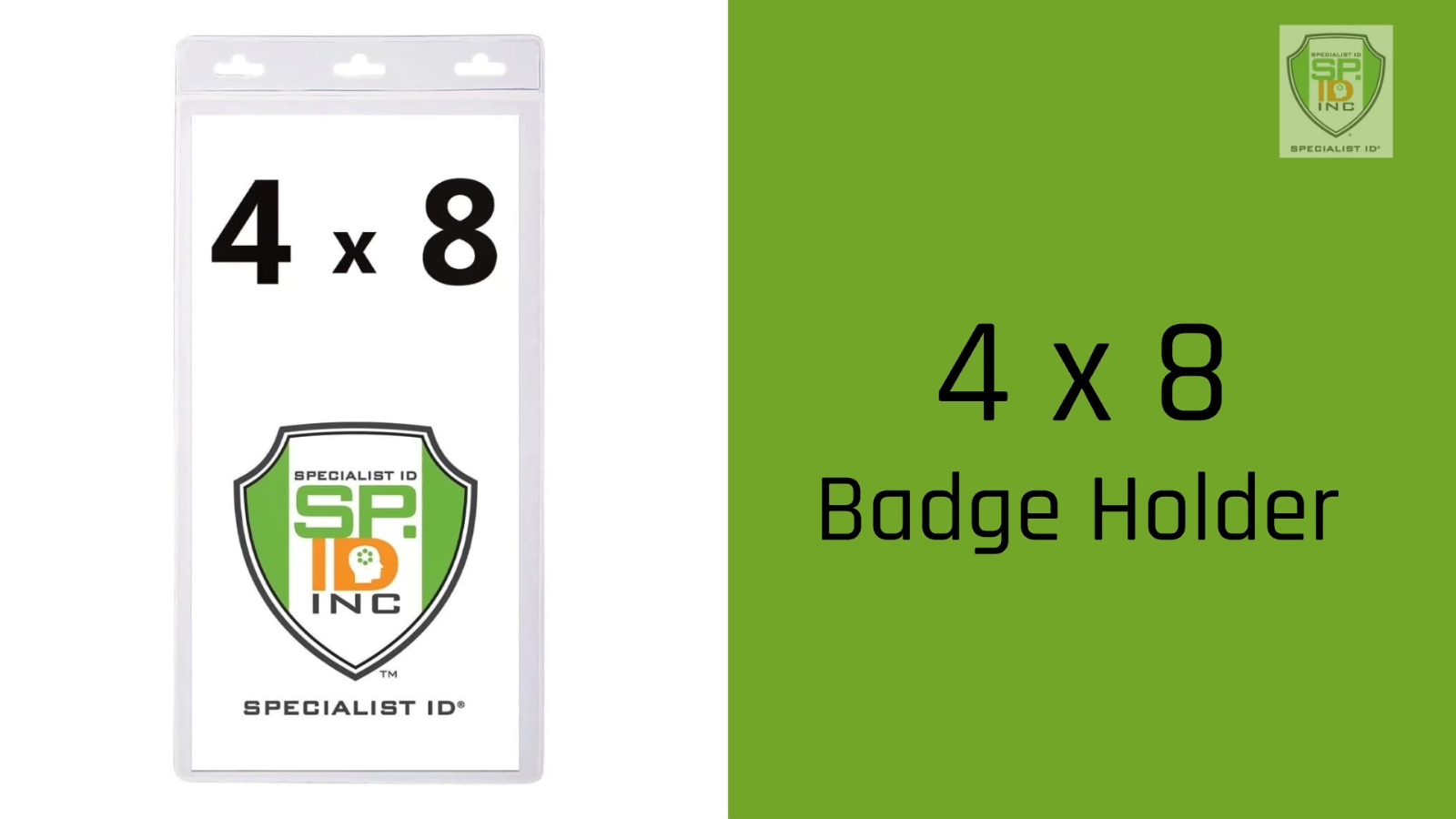 5 Extra Large 4 X 8 Clear Plastic Ticket Holder Sleeves- 3 Lanyard ...