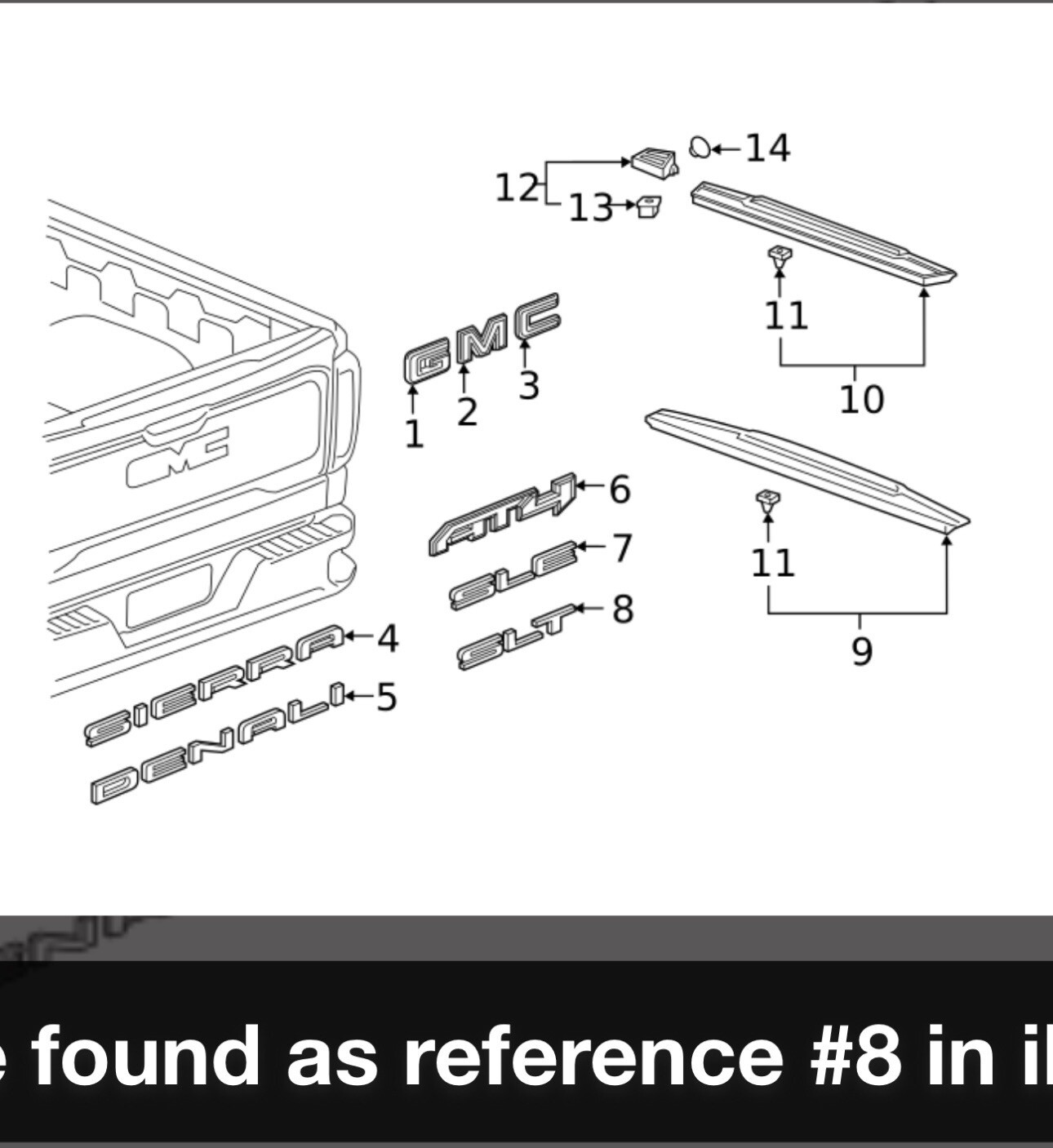Genuine GM Tailgate Emblem 23400413 for sale online | eBay