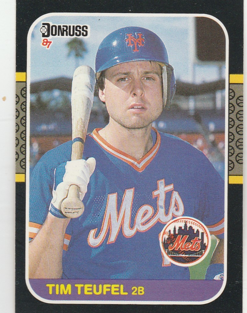 FREE SHIPPING-MINT-1987 (METS) Donruss #581 Tim Teufel | eBay