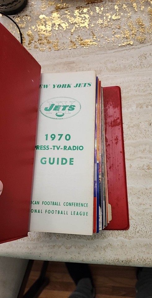 Vintage Football NFL 1970 Media Guide Whole Set AFC Binder RARE ...
