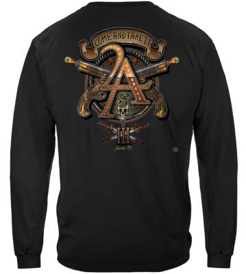 2nd Amendment Come And Take It 2A Vintage Tattoo 2nd Amendment 100% ...