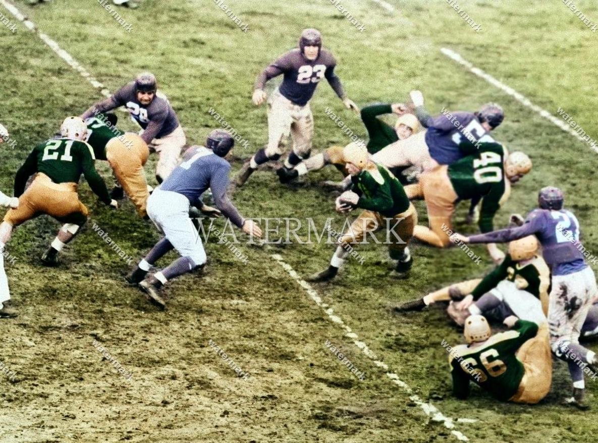 GN409 Andy Uram Green Bay Packers Football 8x10 11x14 16x20 Colorized ...