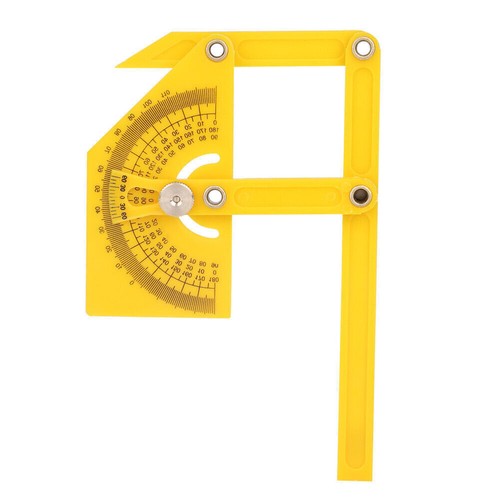 Goniometer 180 Degree Protractor Angle Finder Miter Gauge Arm Measuring ...