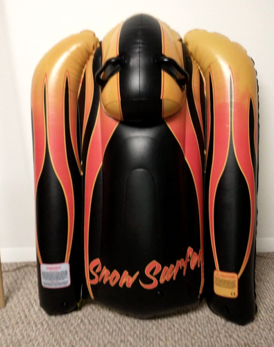 Inflatable Snow Surfer Sledge Winter Rubber Sled ~3ft NIB | eBay