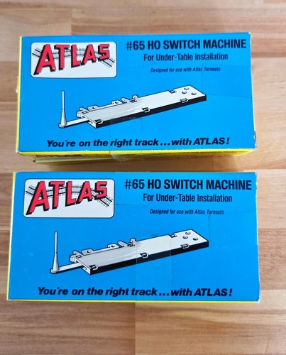 (4) ATLAS (HO) Train TrackUNDER-TABLE SWITCH MACHINE New In Boxes | eBay