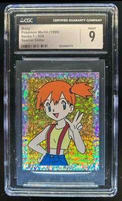 1999 Pokemon Stickers Misty Special Glitter #S28 CGC 9 | eBay