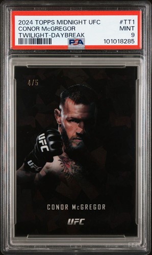 Conor McGregor /5 Twilight Daybreak Case Hit 2024 Topps Midnight UFC ...