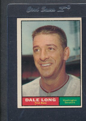 1961 Topps #117 Dale Long Senators EX/MT *8582 | eBay