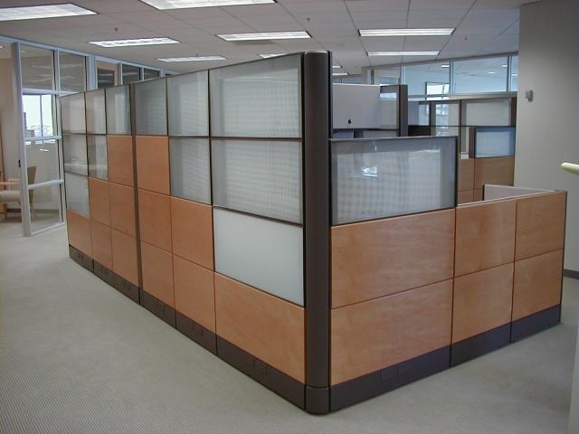 HERMAN MILLER ETHOSPACE 24"Wx 16"H Wall White Glass Transluant Tile for ...