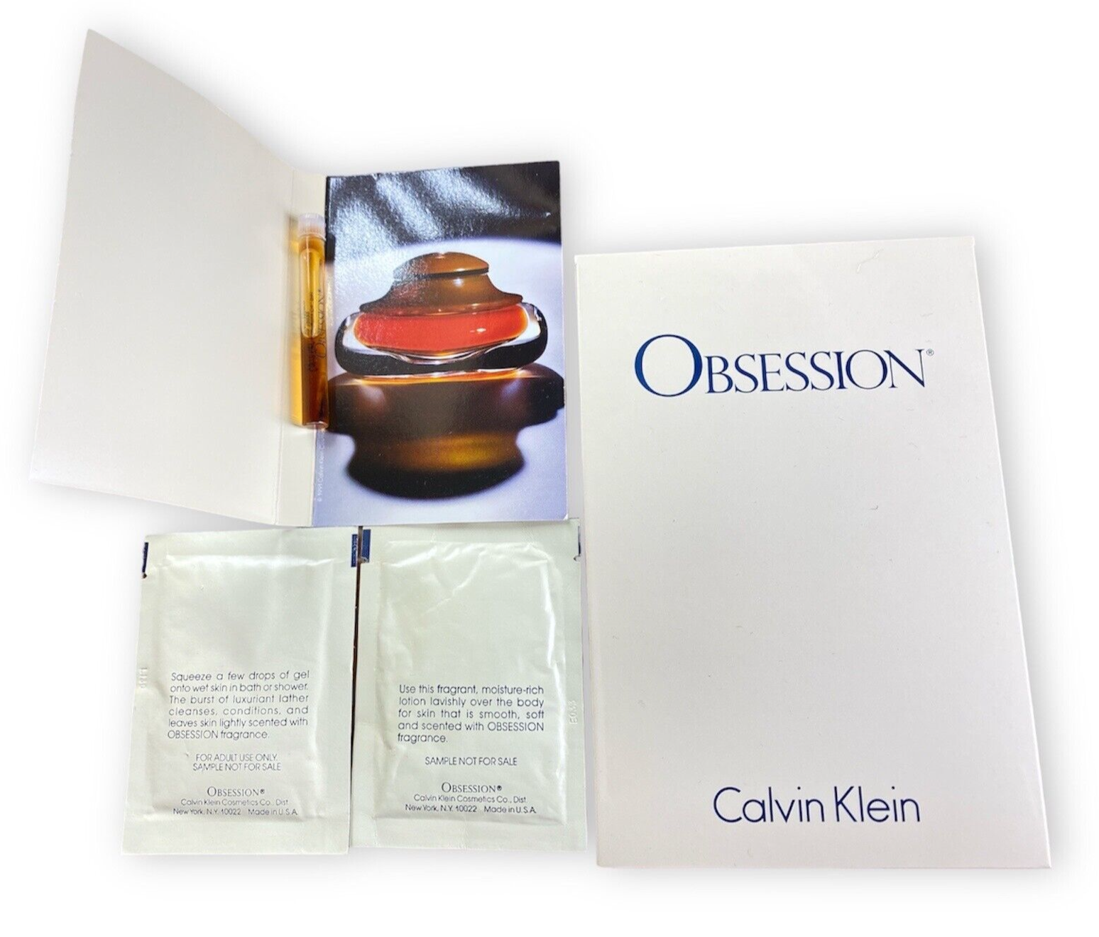 Calvin Klein OBSESSION (Sample Lot) Perfume/Body Lotion/Body Bath ...
