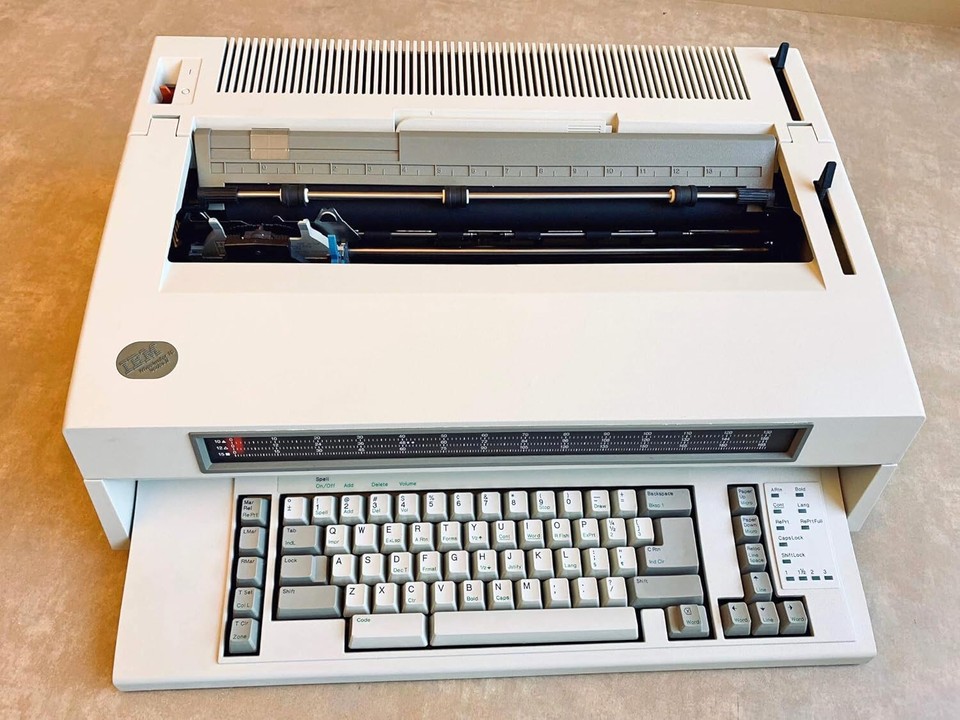 IBM Lexmark Wheelwriter 15 Series II Typewriter - New Ink Cartridge ...