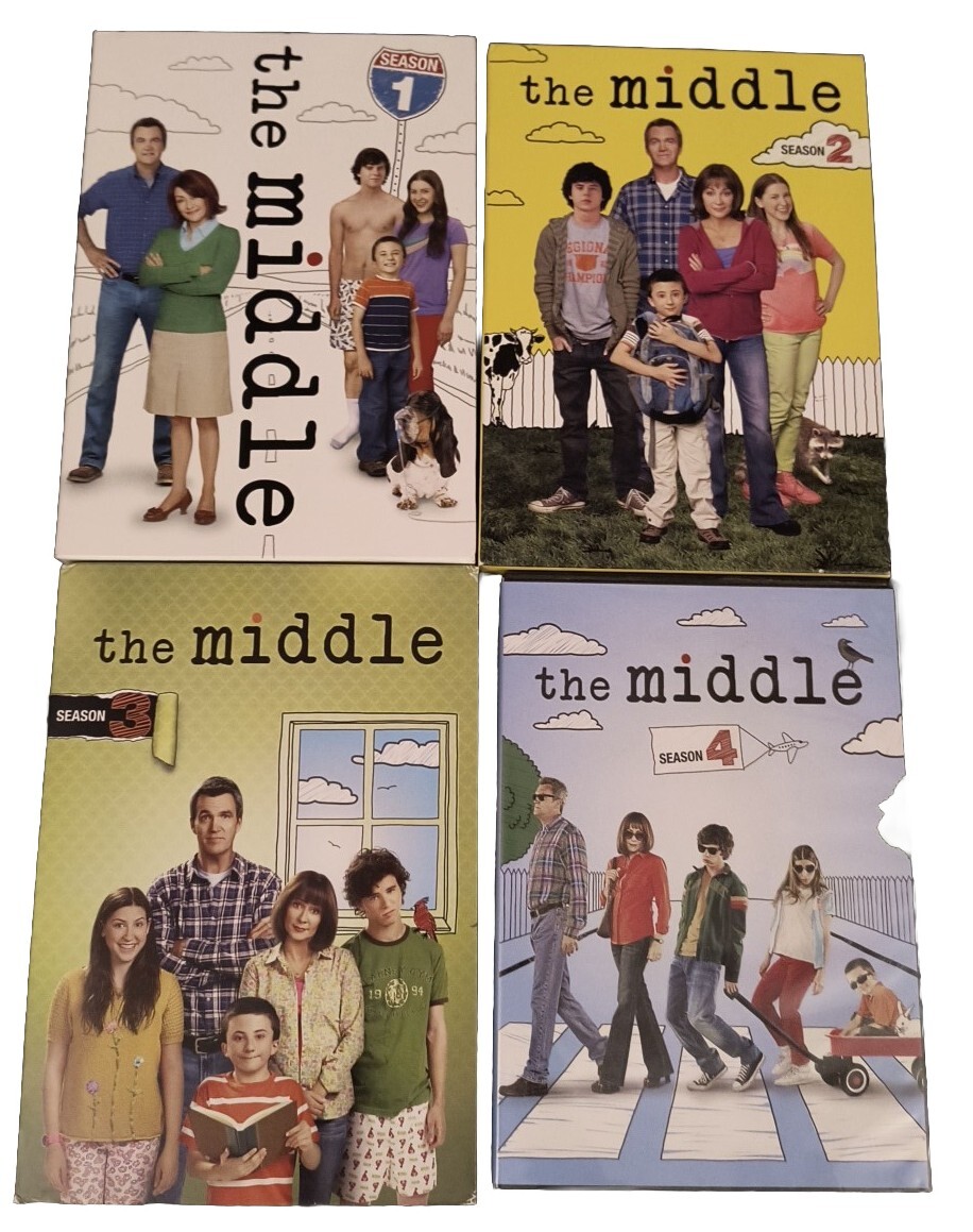 Lot of 4 THE MIDDLE Season 1-4 DVDs TV Sitcom Family | eBay