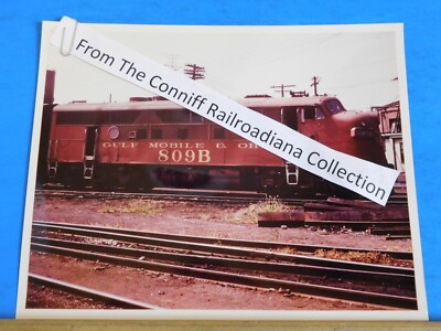 Photo Gulf Mobile & Ohio Locomotive #809B 8X10 Color | eBay