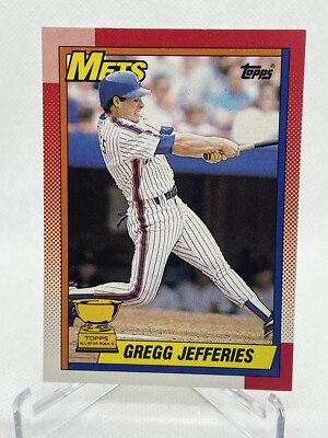 1990 Topps Gregg Jefferies Rookie Cup Mets Baseball | eBay