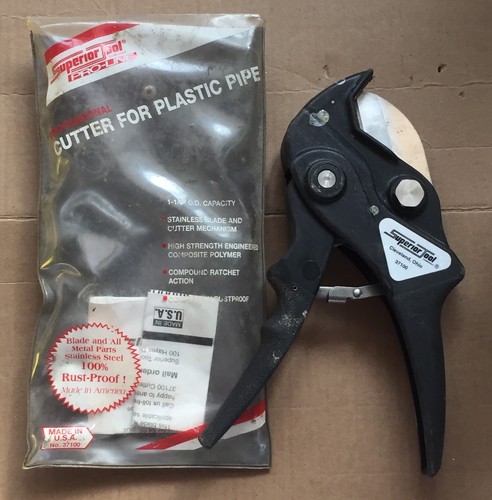 Superior Tool 37100 Professional Cutter for Plastic Pipe | eBay