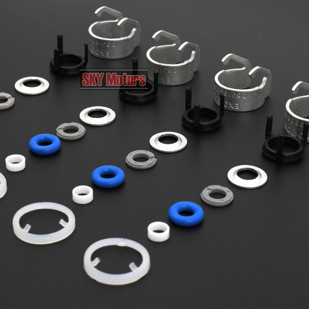 Fuel Injectors Nozzles O-Ring Repair Seals Kit For VW GTI CC AUDI A4 Q5 ...