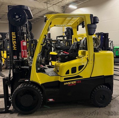 2021 Hyster S155FT 15500 LB 3 Stage Mast LPG 72" Forks Forklift 1197 ...