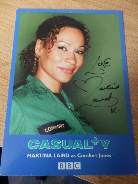 MARTINA LAIRD - CASUALTY - ACTOR - AUTOGRAPHED PHOTO | eBay