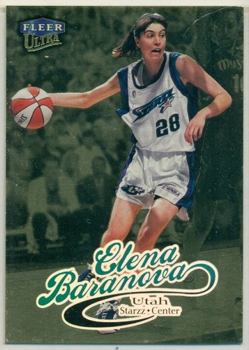 WNBA -WOMEN'S BASKETBALL CARD - 1999 FLEER ULTRA GOLD MEDALLION - ELENA ...