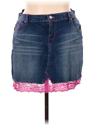 Deb Jeans Women Blue Denim Skirt 16 | eBay