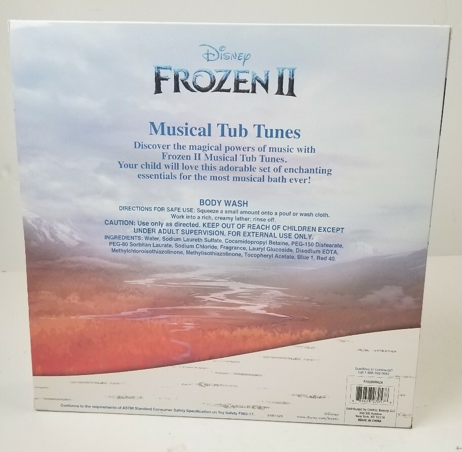 Disney Frozen II 4-Piece Musical Tub Tunes Bath Set with Xylophone ...
