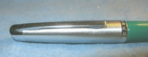 CLEAN 1960'S ESTERBROOK GREEN/CHROME CARTRIDGE SAFARI FOUNTAIN PEN 9550 ...