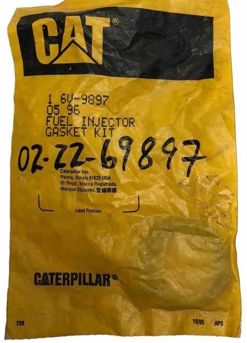 Caterpillar 6v-9897 Fuel Injector Single Cylinder Gasket Kit for sale ...
