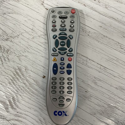 COX Cable Box TV DVR Remote Control RC1675603/03 URC 7820BBP1-0008-R ...