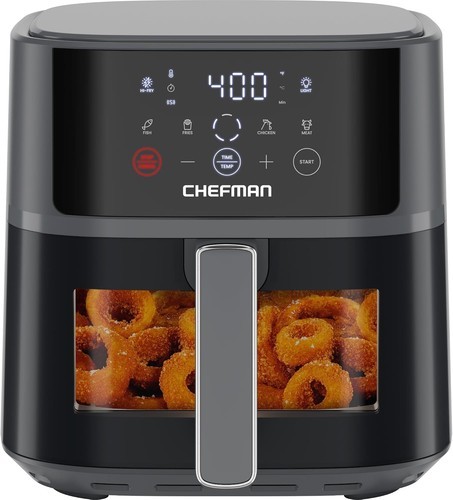 Chefman Air Fryer – 6 QT Compact Airfryer for Quick & Easy Meals (Open ...